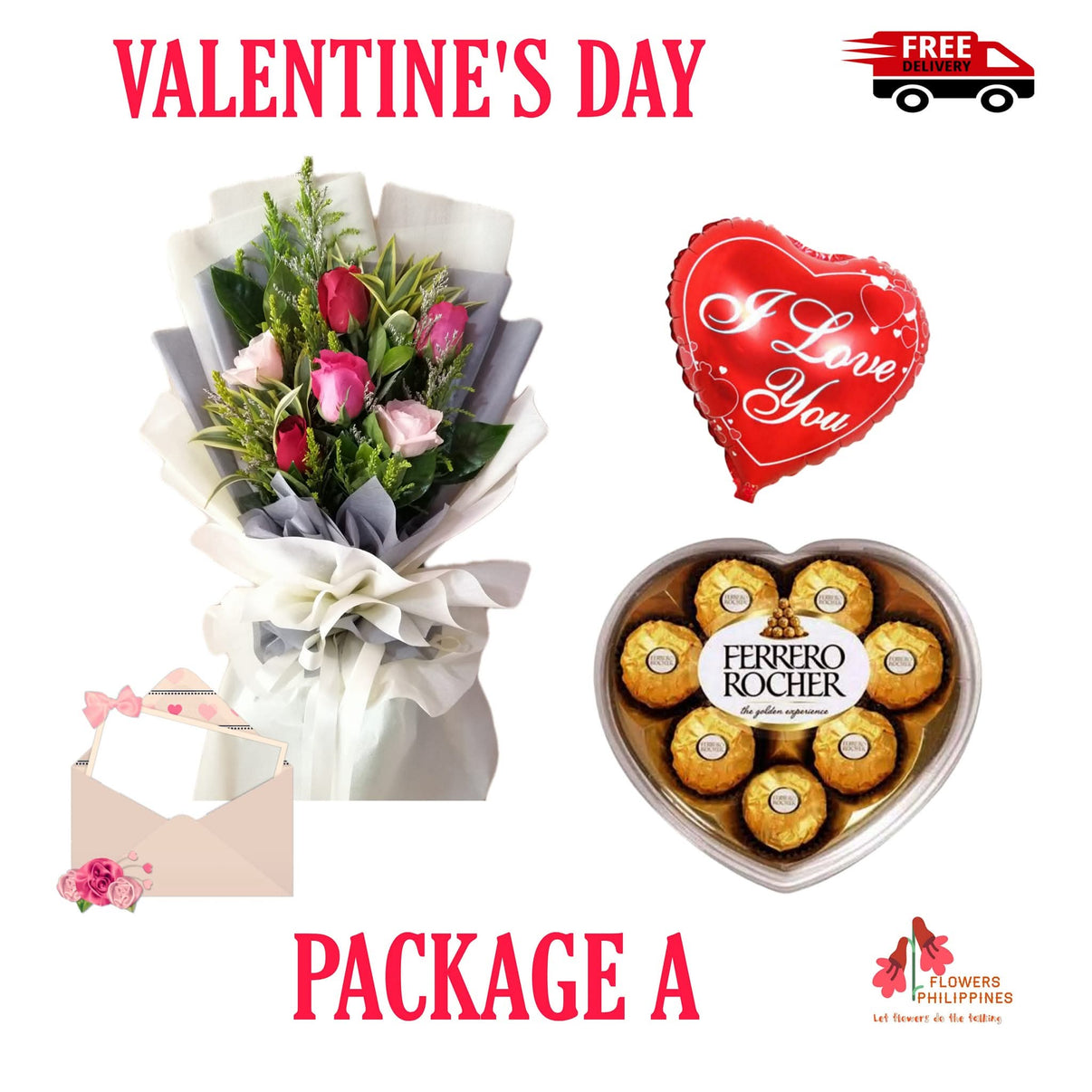 Valentine's Day Package A – Flowers Manila